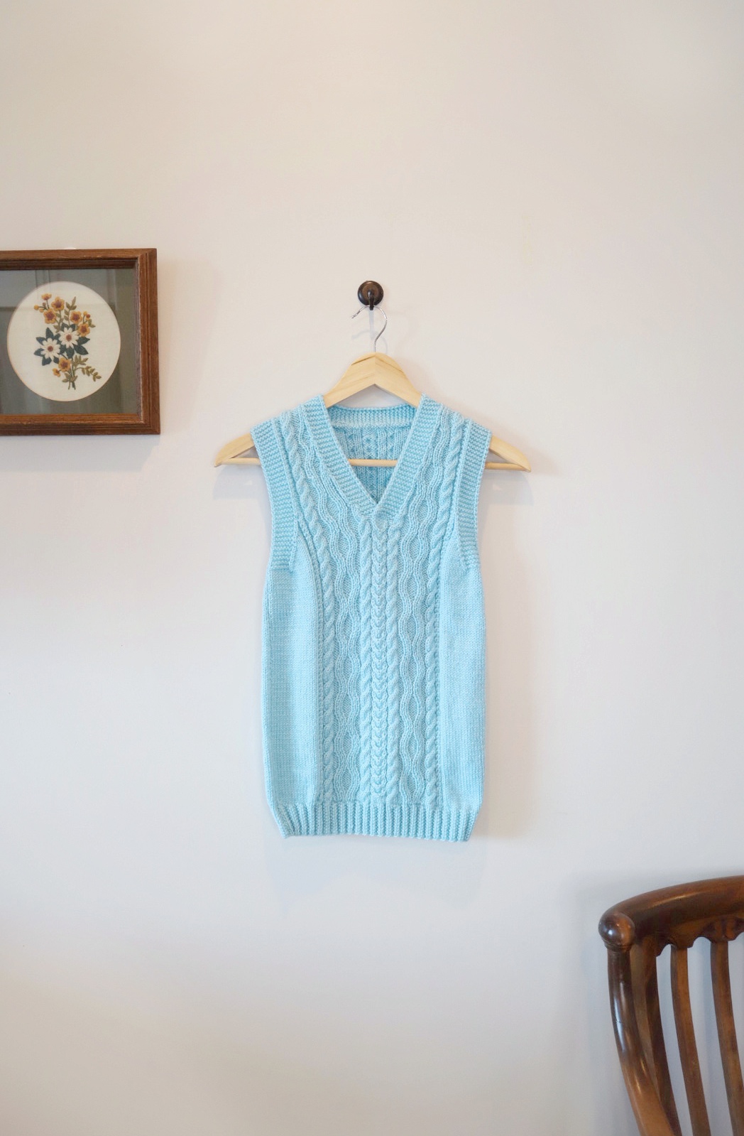 Handmade Vest - Blue of Genoa