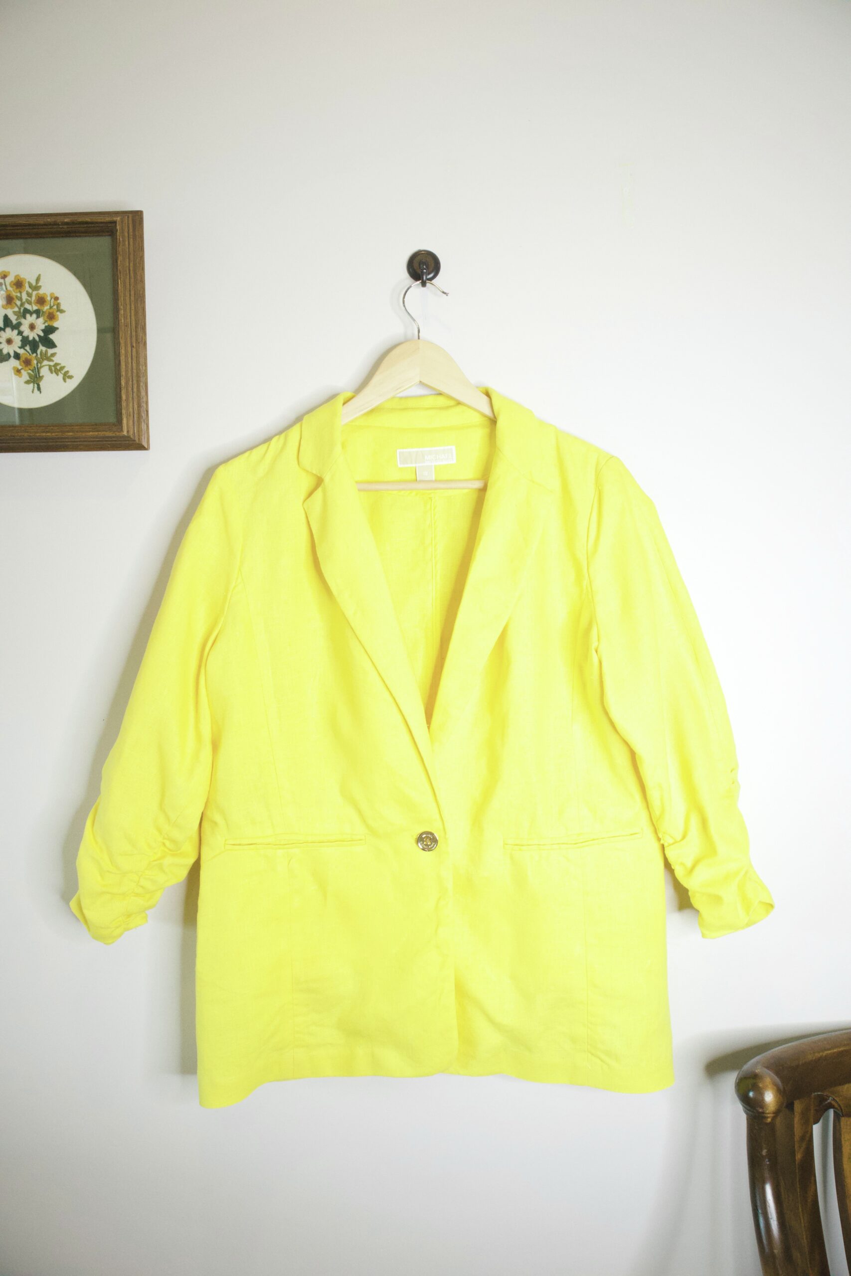 Michael Kors Linen Blazer - Blue of Genoa
